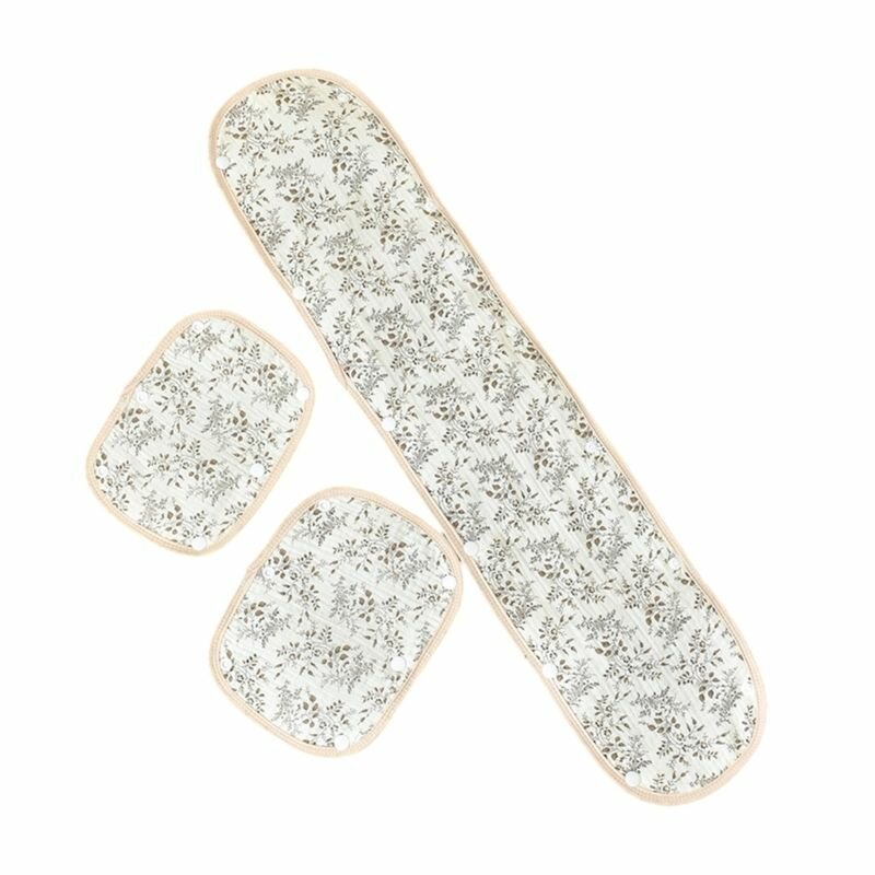 Комплект из 3 предметов, передних подлокотников для коляски, плечевых ремней-Hibiscus