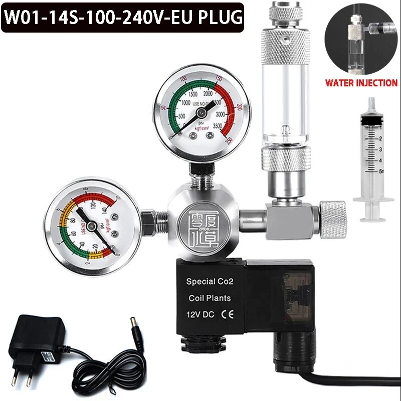 Регулятор CO2 для аквариума ZRDR G5-8 D01-14S-EU