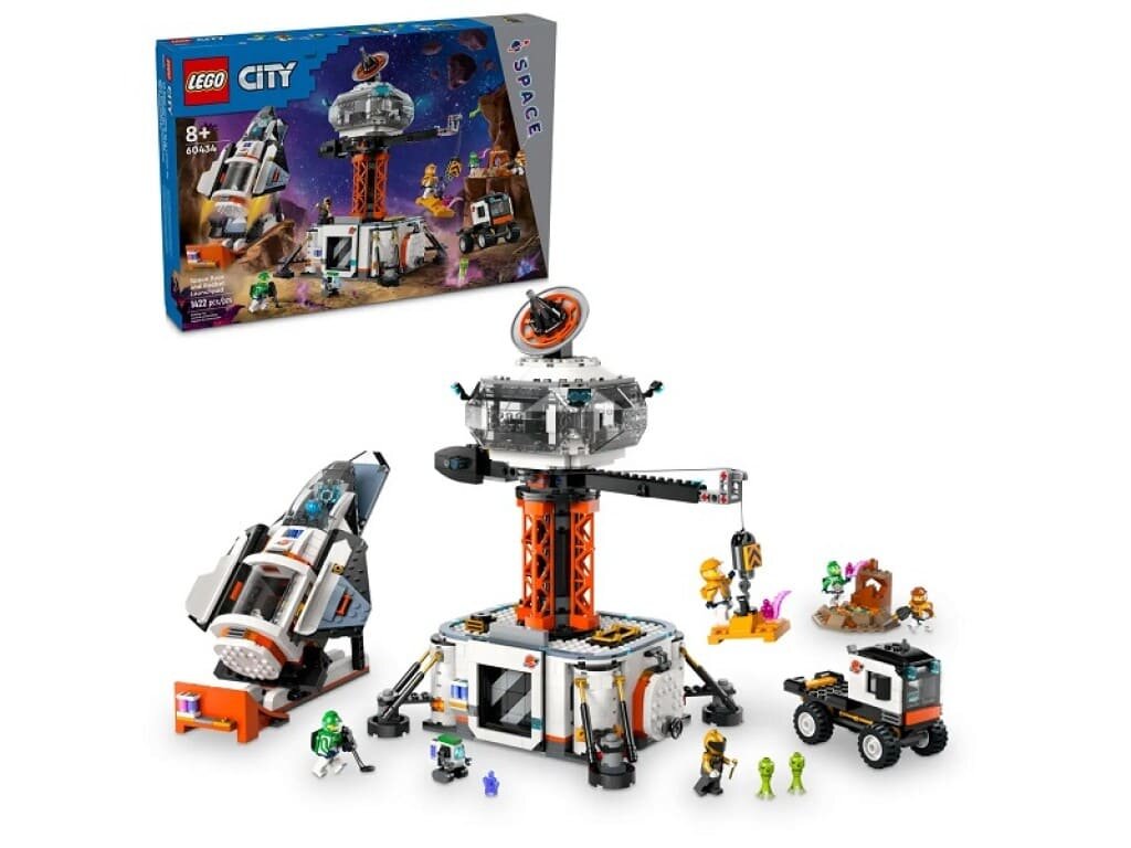 Конструктор LEGO City 60434 Space Base and Rocket Launchpad Космическая база и стартовая площадка для ракет