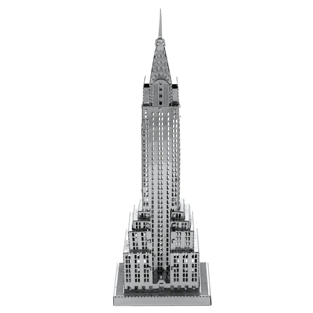 Крайслер - билдинг 3D Металлическая модель DIY Игрушки — фото 1