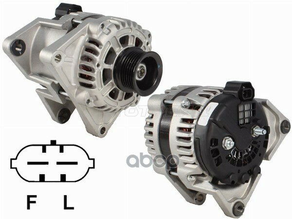 Генератор CHEVROLET CRUZE 09-/COBALT 1.5 13-/OPEL ASTRA-J 09-/ZAFIRA 11- 1.6/1.8 12V 100A Sat арт. ST-85-0008