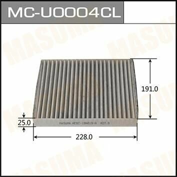 Салонный фильтр AC0278 MASUMA угольный FORD EXPLORER (1/40) FORD EXPLORER 2011-2019 AE9Z-19N619-A, AG13-18D483-A MC-U0004CL