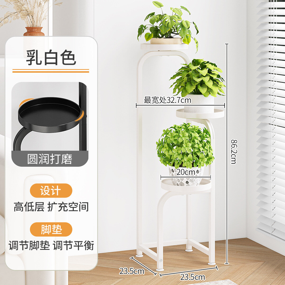 Подставка для цветов на балконе, специальное размещение, напольная стойка из железа, многоярусная передвижная стойка для хранения и демонстрации, подставка для цветов в гостиной