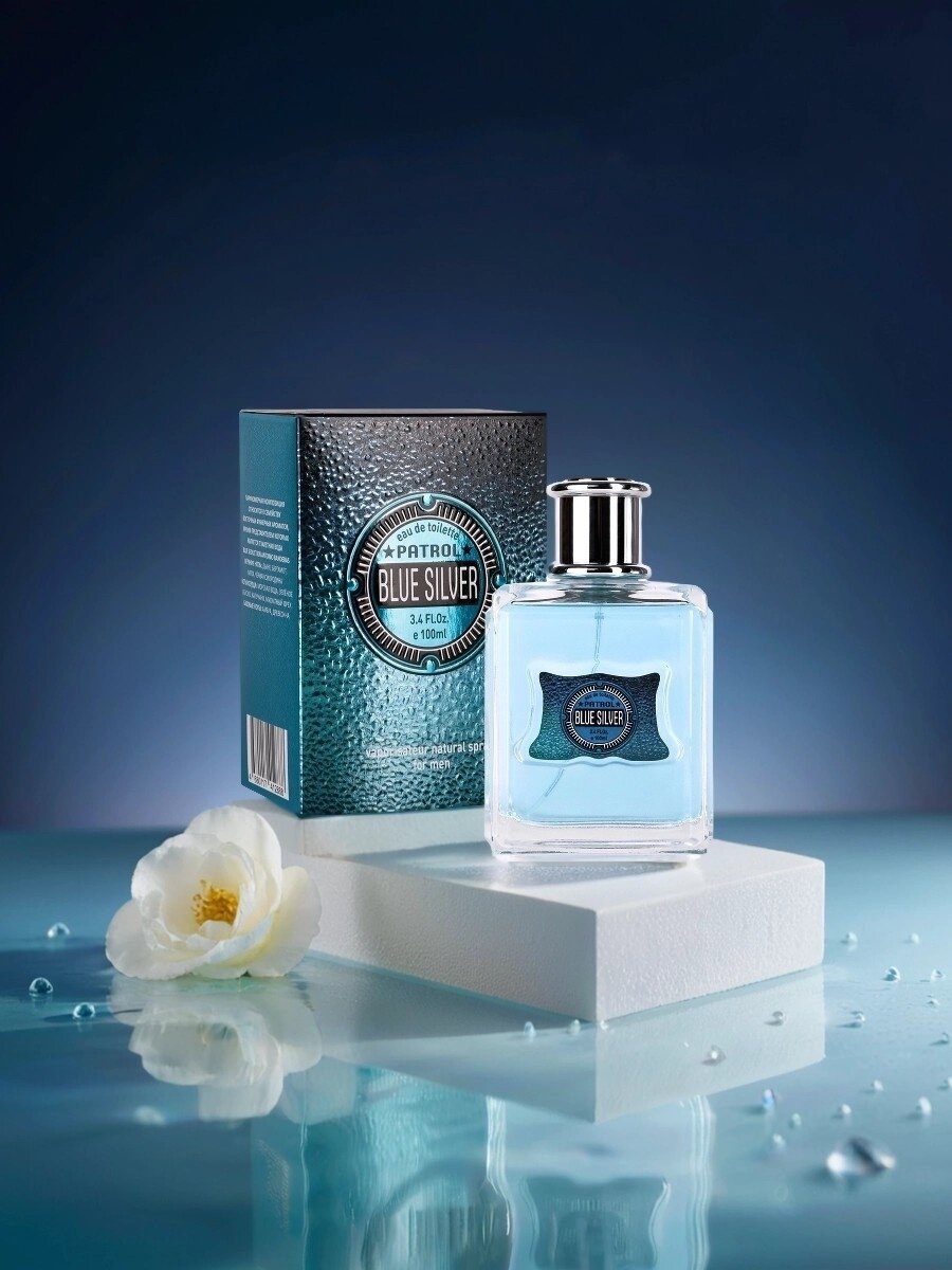 Delta parfum (Vinci). Туалетная вода мужская Patrol Blue Silver, 100мл.