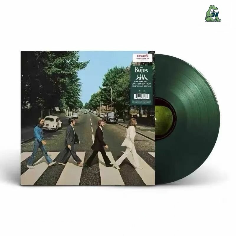 The Beatles - Abbey Road (Зеленый винил, LP) - Виниловая пластинка, новое, запаянное