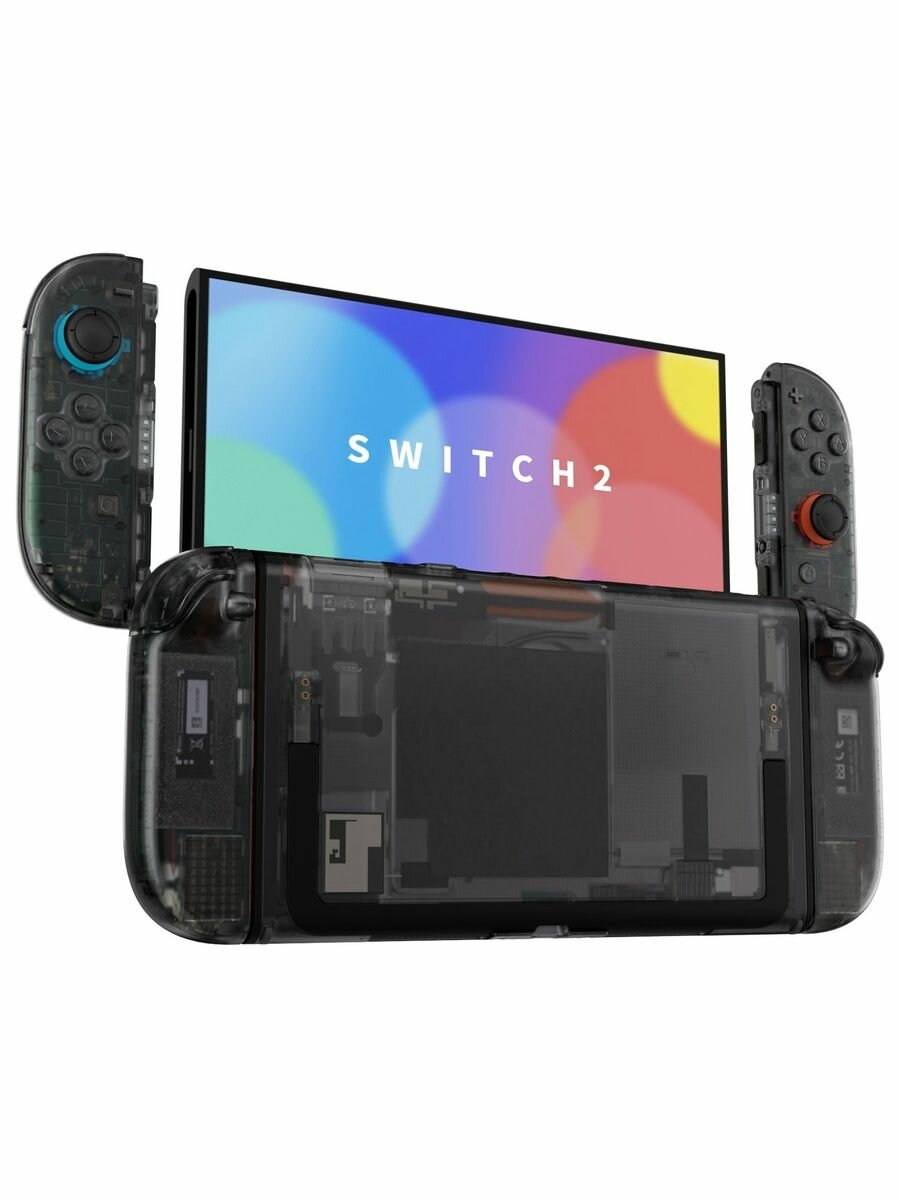 EXtremeRate Набор Замены Задней Крышки и Кнопок для Nintendo Switch 2 (Полный Комплект Корпуса)