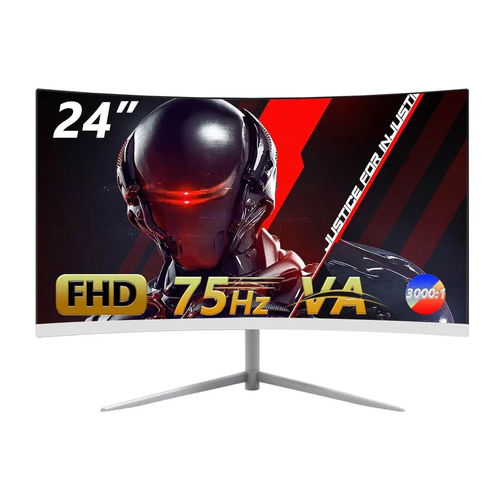 FYHXele 24" Монитор, белый