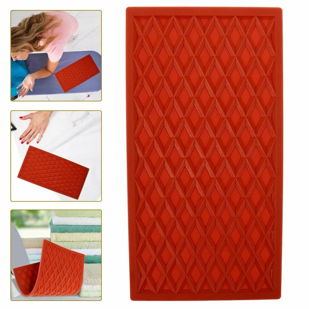 Жаростойкая подставка под утюг, легкая и удобная в хранении, 23.80x12.60x0.50 см