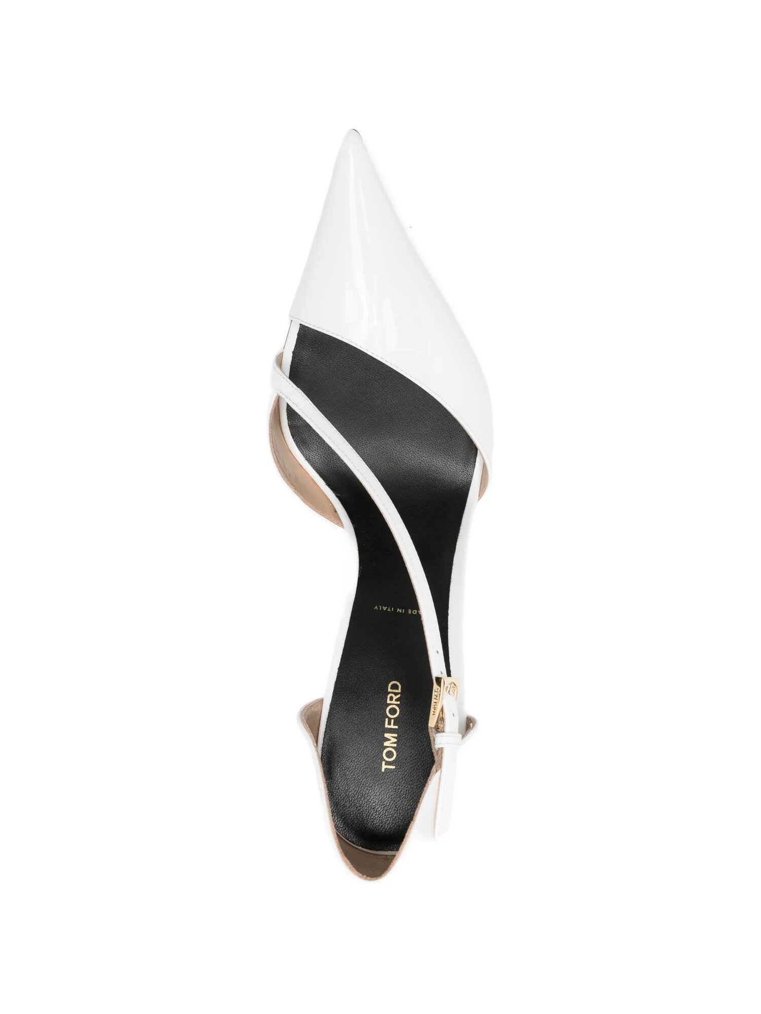 Туфли Tom Ford Buckle-strap heeled pumps, размер 37,5, white — фото 1