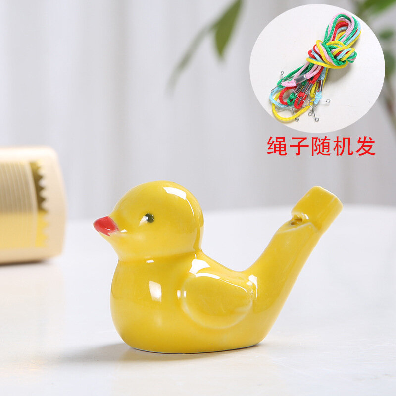 Детский свисток для птиц с водой, свисток с звуком птицы, подарок для детского сада, керамическая игрушка для птиц, водяной свисток для животных