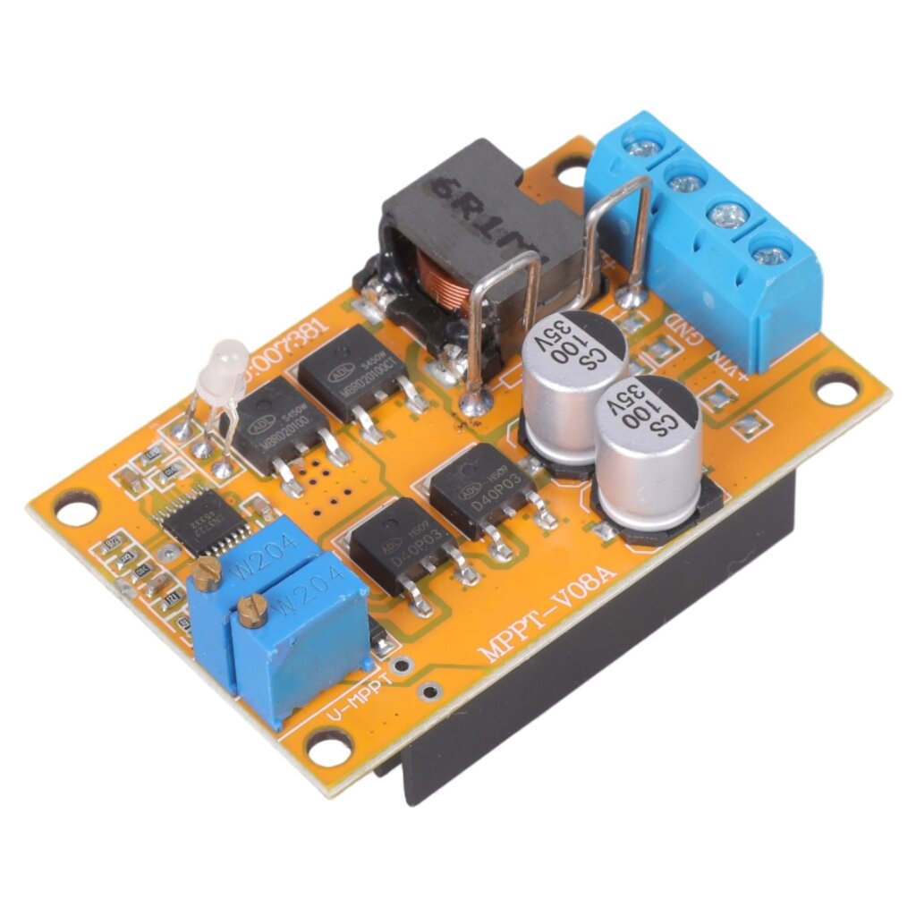 Плата солнечного контроллера MPPT Solar Charge Controller 5A 100W DC8V-28VTo 5V-26V