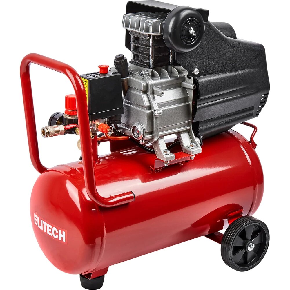 Компрессор коаксиальный масляный Elitech ДМ КМ 200-24 205959