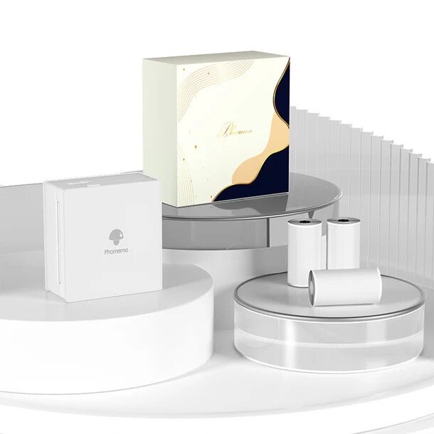 Горячая распродажа Phomemo T02 Мини-принтер для исправления ошибок, термальный, без чернил, Bluetooth, портативный домашний принтер