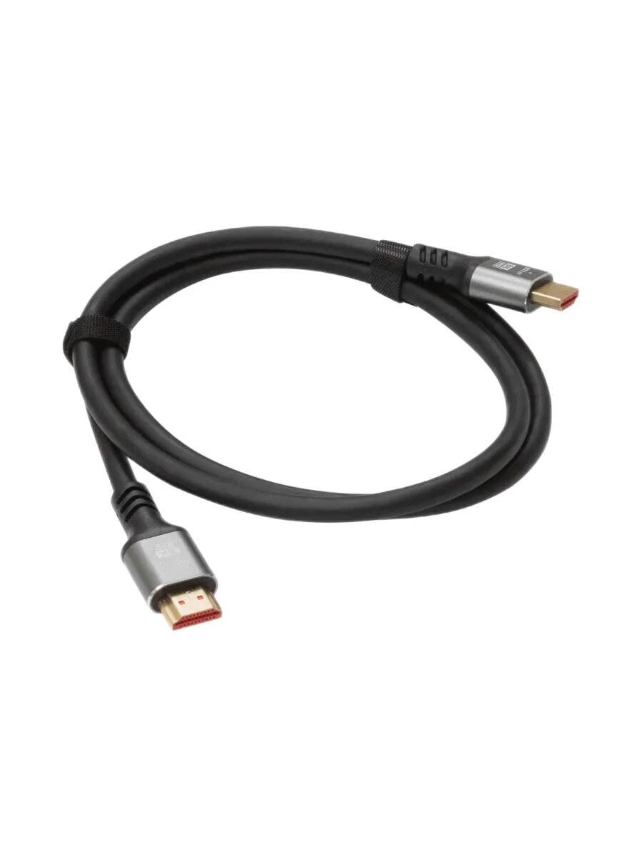 Кабель HDMI v2.1, 19M/19M, 3D, 8K UHD, экран, 1 м