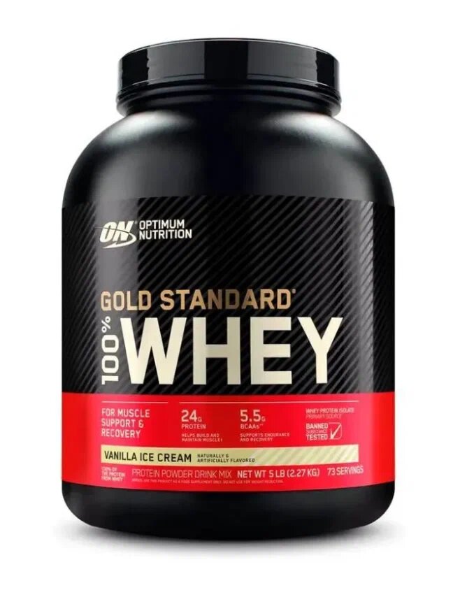 Протеин Optimum Nutrition 100% Whey Gold Standard (2100-2353 г) ванильное мороженое
