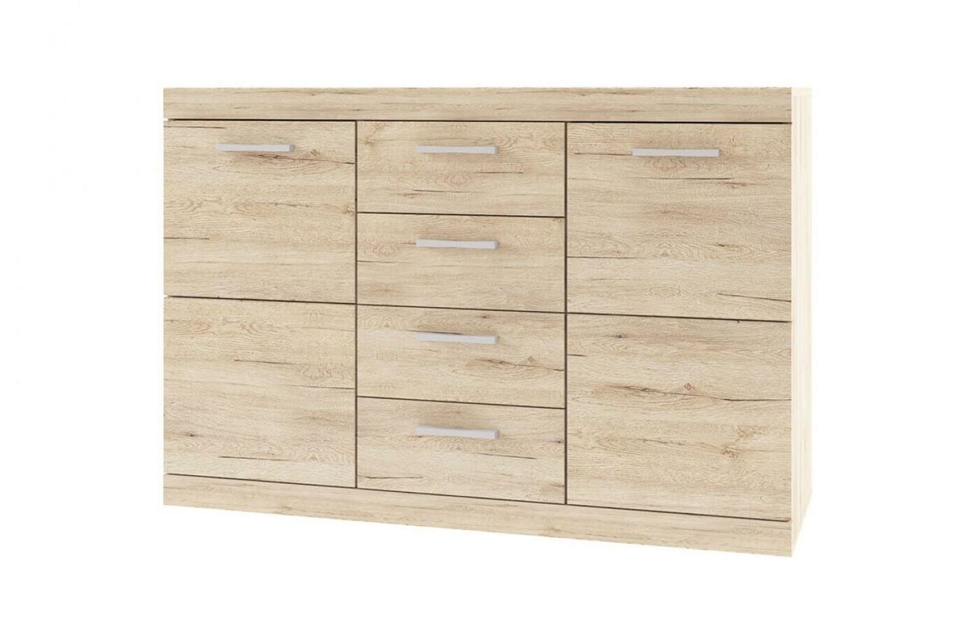 Тумба ANREX OSKAR 2D4S 120,1*81*40 см, Дуб Санремо