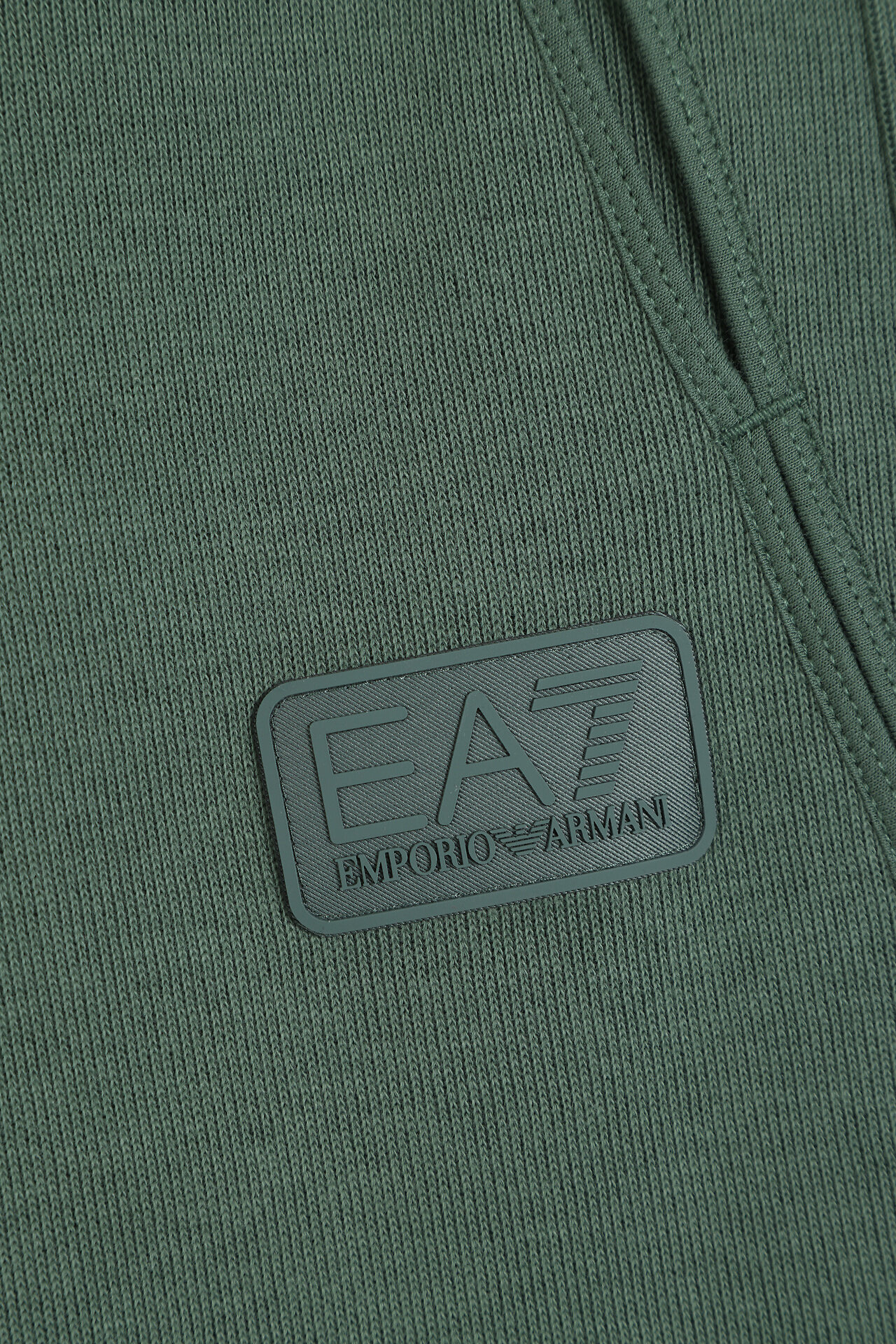 Брюки спортивные EA7 EMPORIO ARMANI, размер M, зелeный — фото 1