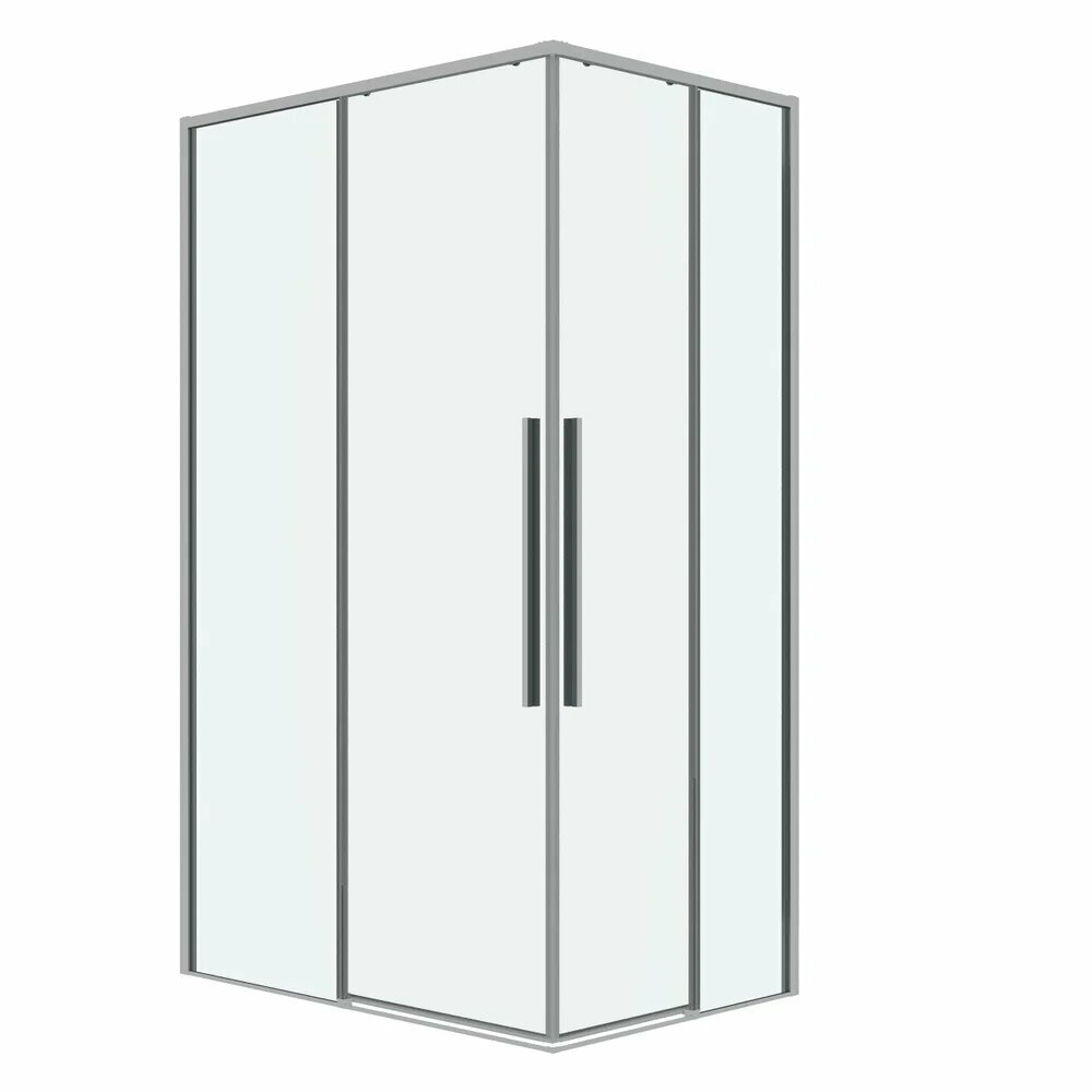 Душевой уголок Grossman Galaxy 300. K33.01.1170.10.00 110х70 см, профиль глянцевый хром, стекло прозрачное