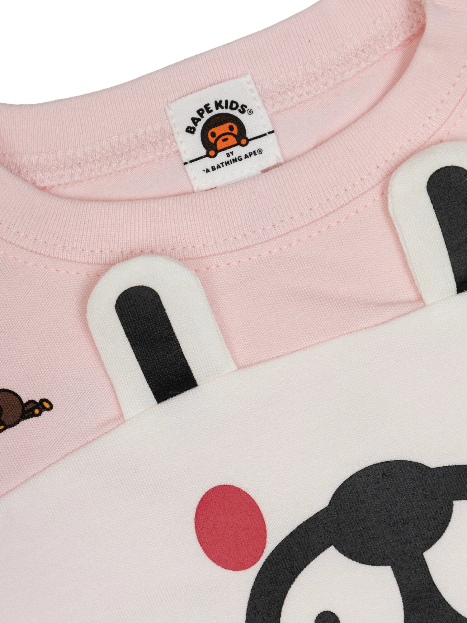 Комбинезон  A BATHING APE, размер 80, розовый — фото 1