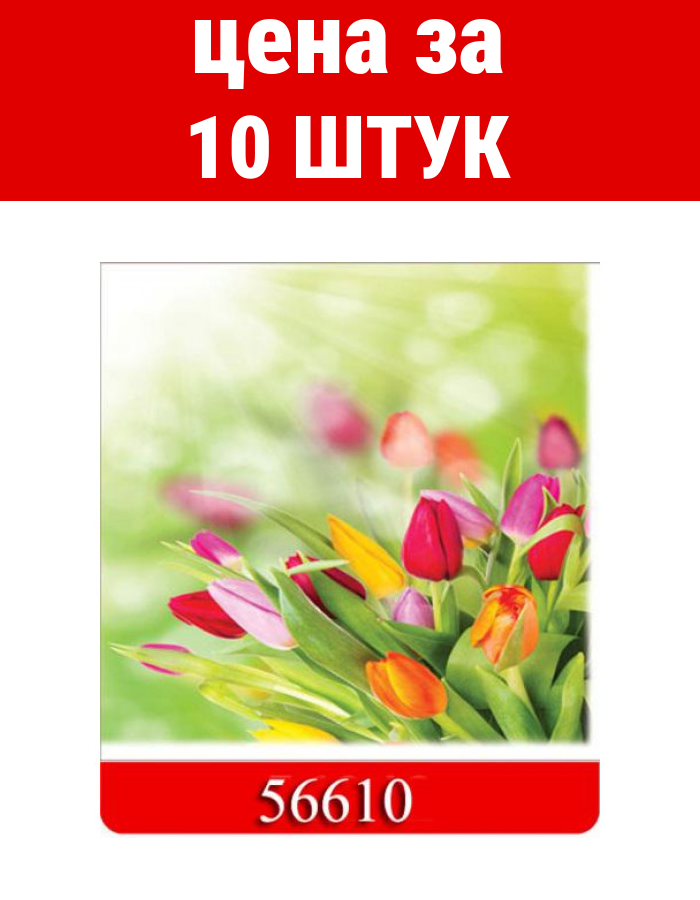 Комплект 10 шт, салфетки бумажные 3-СЛ 20Л "лори" триумф 56610