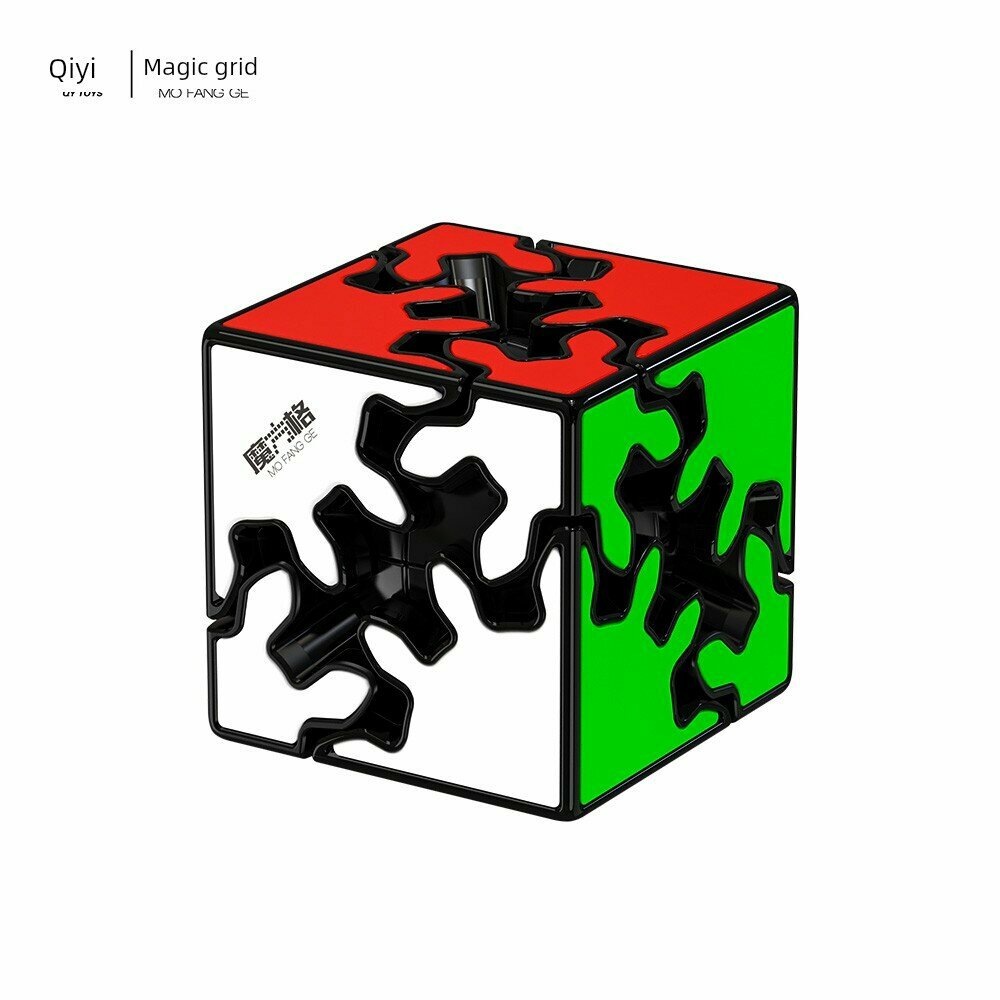 Кубик Qiyi Gear Cube 2x2 нестандартной формы (квадратный, круглый, сферический) — инновационная развивающая и