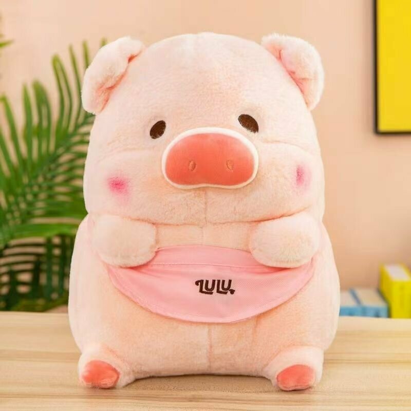 Lulu плюшевая свинья 30 см, 30cm, Розовый