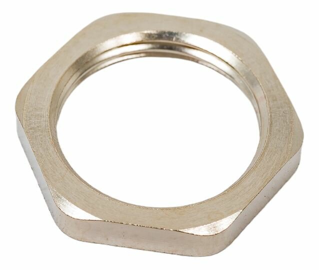 Контргайка ООО "блок" 20 КГ (никелированная латунь) , М20x1,5 20 КГ Ni