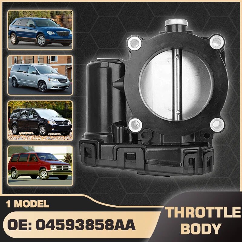 Электронный корпус дроссельной заслонки для Chrysler Pacifica Chrysler Town & Country Dodge Grand Caravan Jeep Wrangler 04593858AA 04593858AB