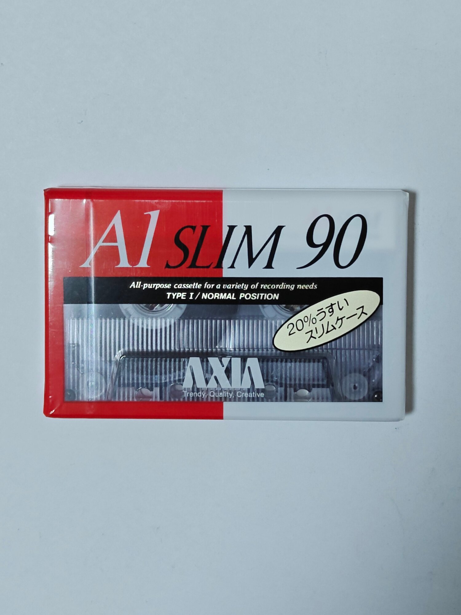 Аудиокассета запечатанная AXIA A1 Slim 90