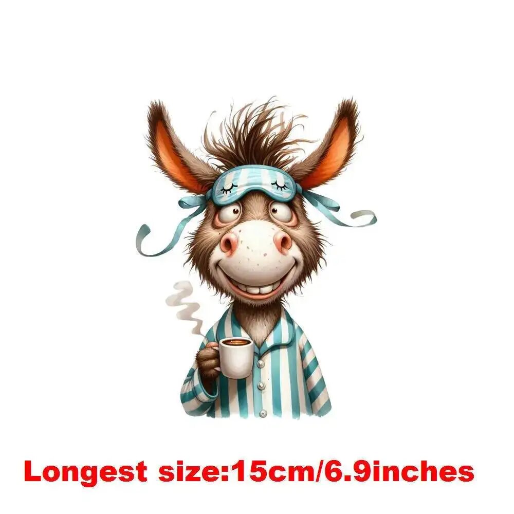 Термопереносные нашивки для детской одежды 15см Тигр YTH0416-18