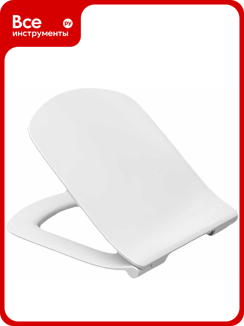 Тонкое сиденье с крышкой ROCA ZRU9302991 DAMA SENSO дюропласт, soft close 00000062009