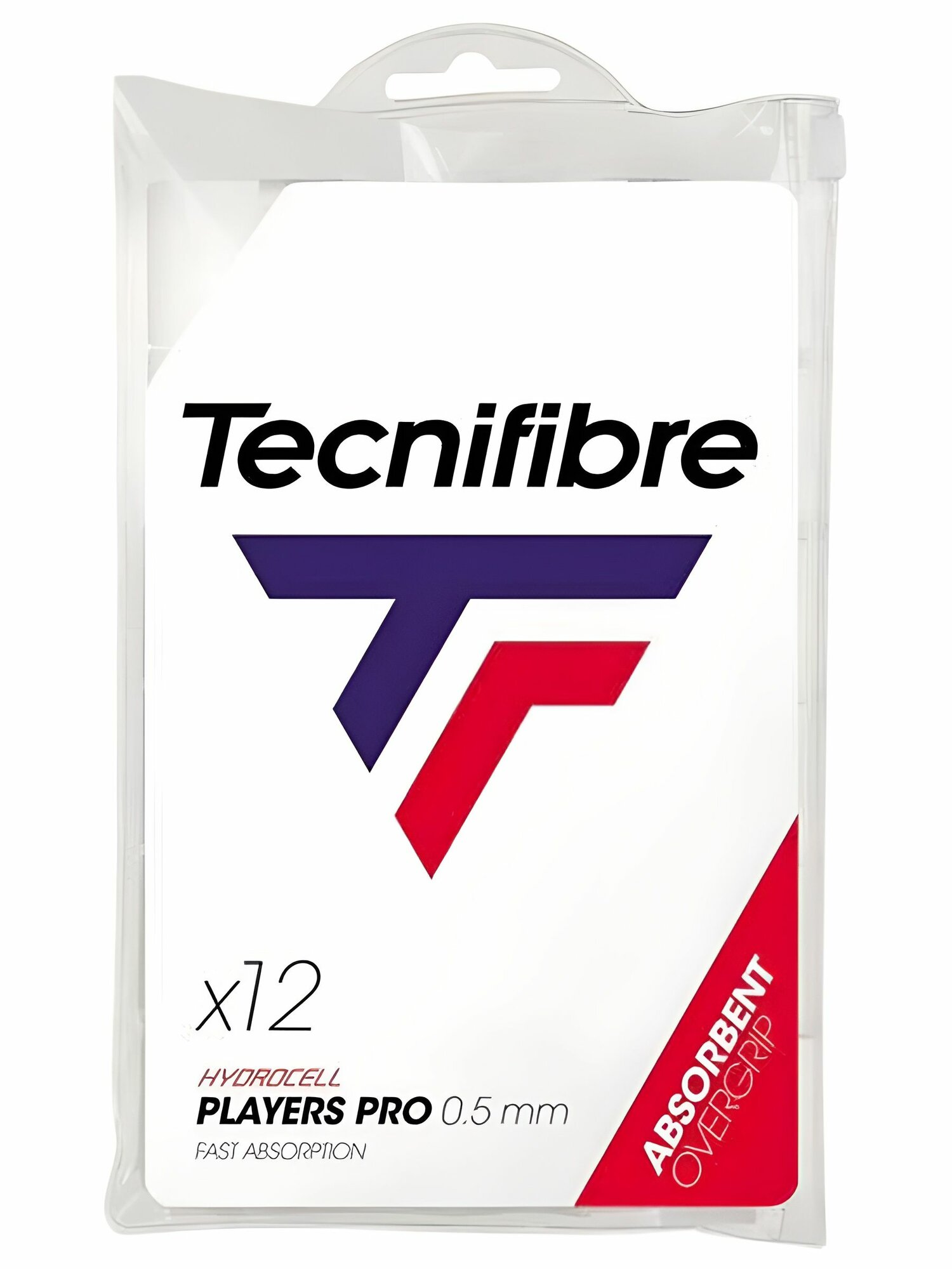 Намотка для теннисной ракетки Tecnifibre Players Pro 0.5мм (12шт.)