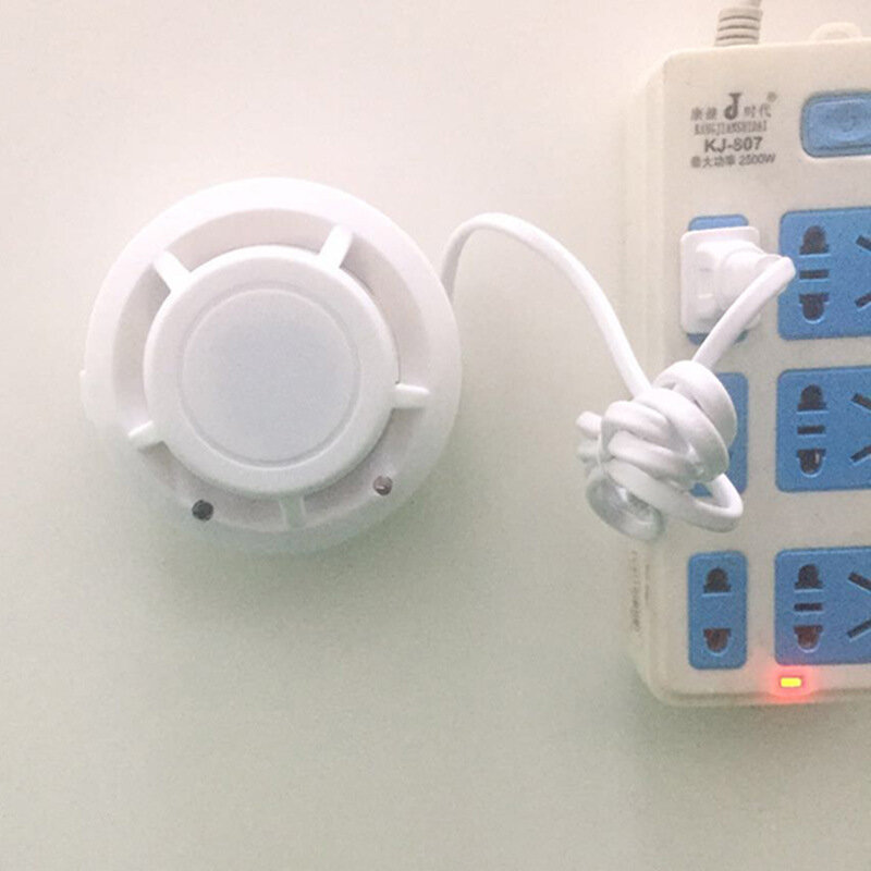 220V Дымовой извещатель Проводной дымовой извещатель Подключаемый дымовой детектор Датчик дыма Независимый дымовой детектор