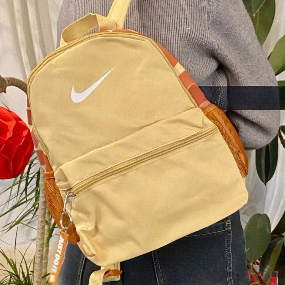 Оригинальный розовый студенческий рюкзак NIKE/Nike для мужчин, женщин и детей, небольшой рюкзак, сумка на двойное плечо