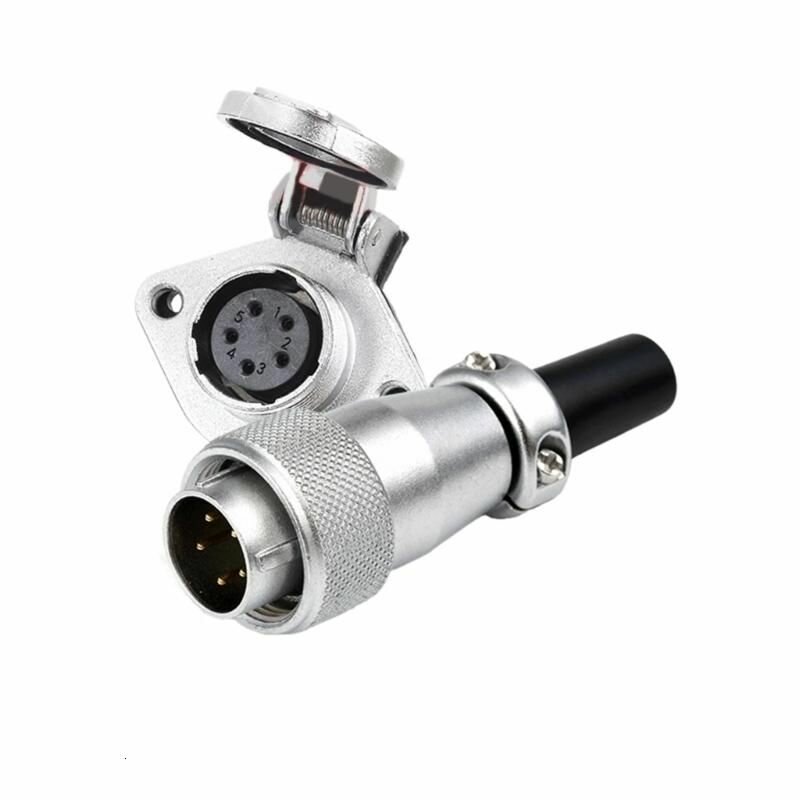 Авиационный круглый разъём WS16TQ+ZG, 5 ядер