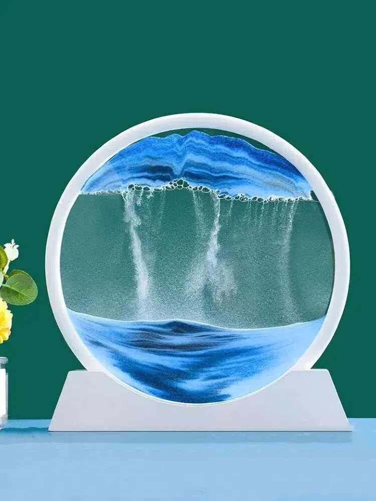 Картина песочная интерьерная 3D антистресс, Креативная статуэтка / Песочные часы антистресс / подарк