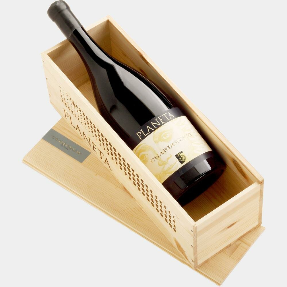 Chardonnay Menfi DOC Planeta (wooden box)