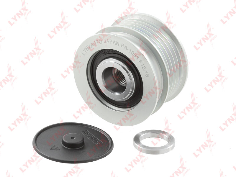 Муфта свободного хода генератора LYNXauto PA-1083. Для NISSAN Micra(K12) 1.5D 03-10, RENAULT Clio II 1.4-1.6 00> / Megane/Scenic II 1.4-1.6 02-09