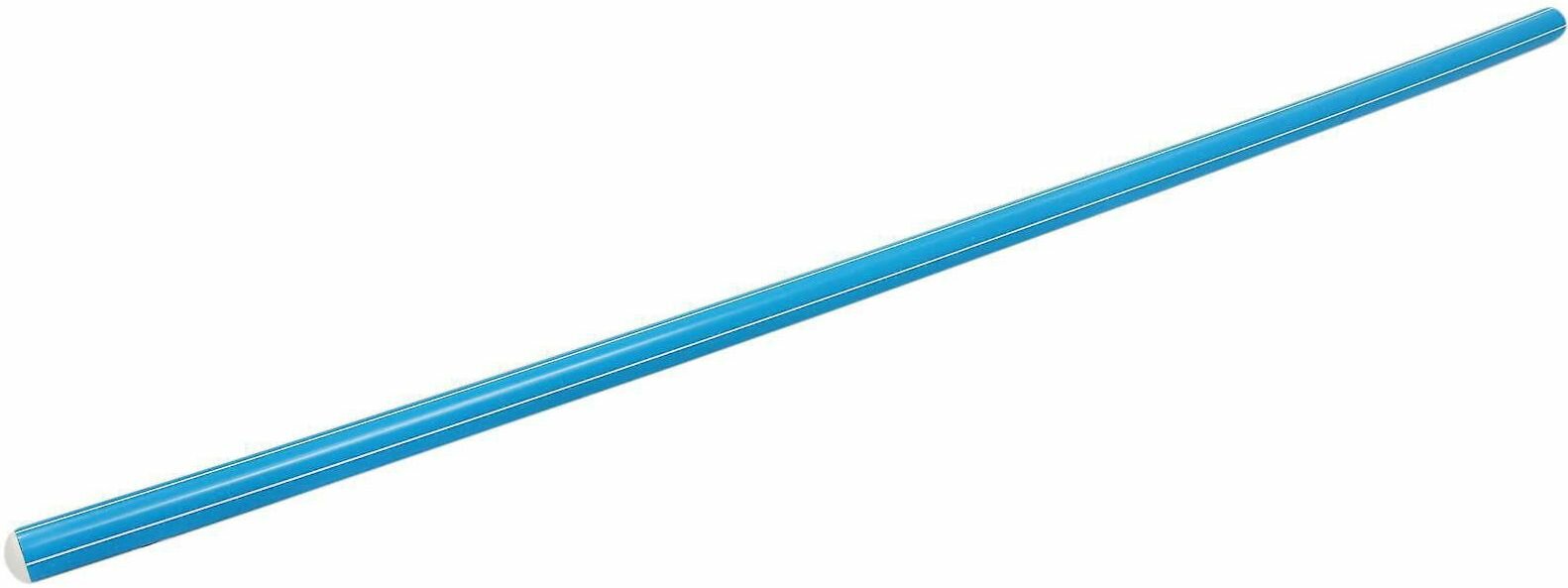 Палка гимнастическая пластиковая, длина 100 см, диаметр 2 см, для занятий спортом и фитнесом, для физкультуры, лфк, зарядки и художественной гимнастики, для детей от 3 лет, цвет голубой