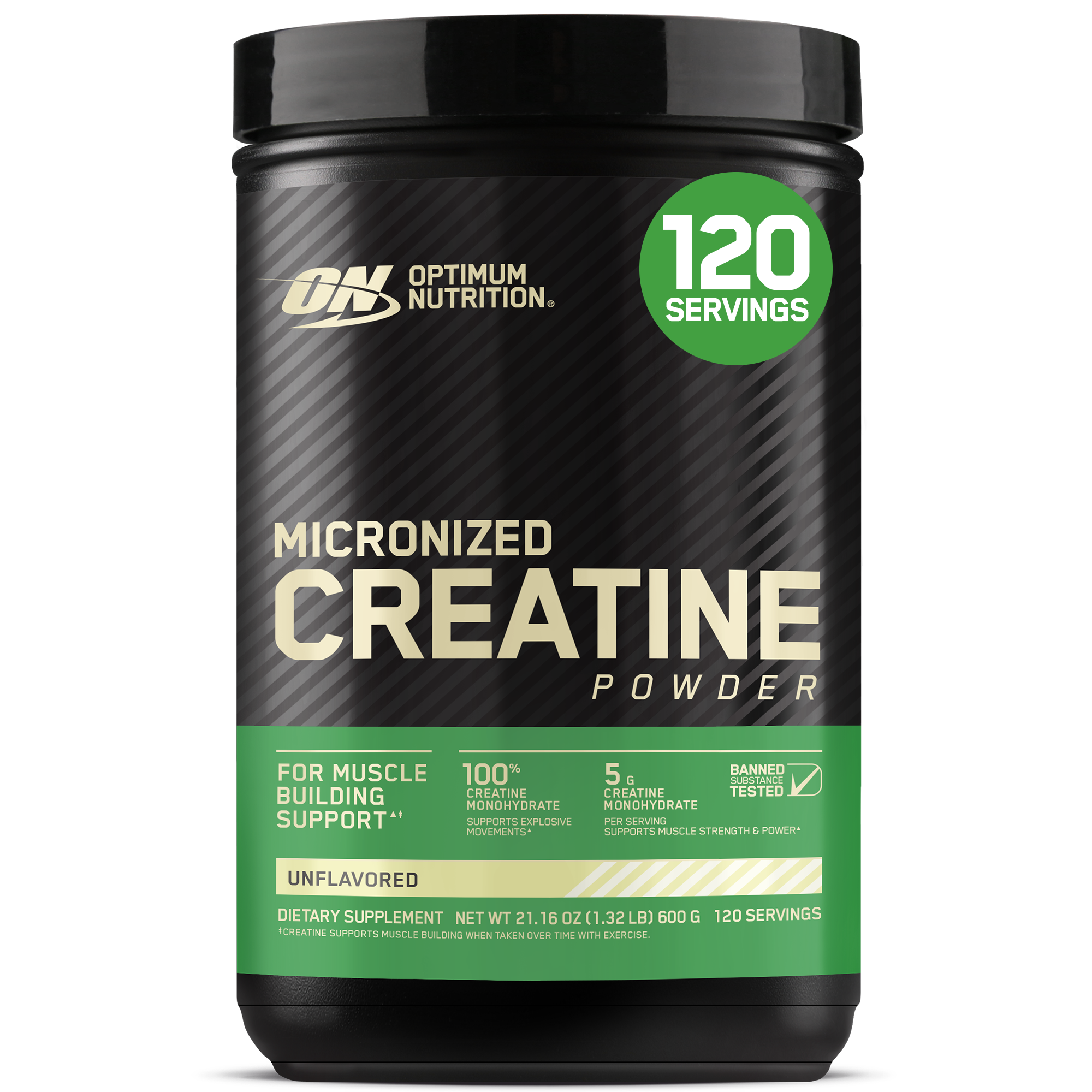 Креатин моногидрат Optimum Nutrition Micronized creatine monohydrate powder 1200 гр