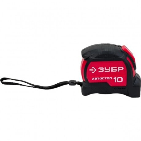 Рулетка с автостопом ЗУБР Автостоп 10м х 25мм