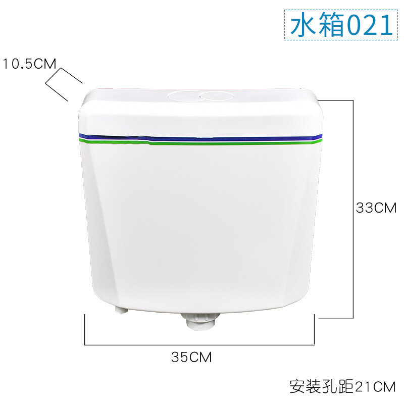 2025 Оптовая продажа бачка для унитаза с функцией приседания, бачок для смыва в ванной, двойной нажим, инженерный настенный пластиковый бачок для унитаза, бытовой бачок для воды
