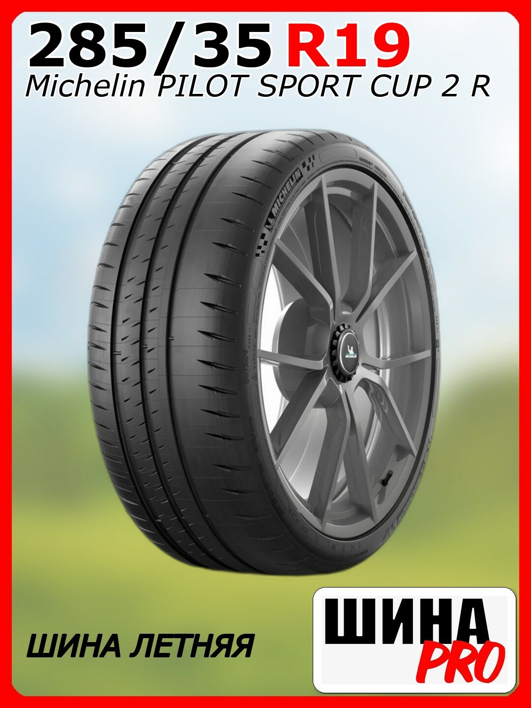 Шина летняя Michelin 285/35/19 Y 103 PILOT SPORT CUP 2 R XL (MO1 A) для легковых автомобилей 010432