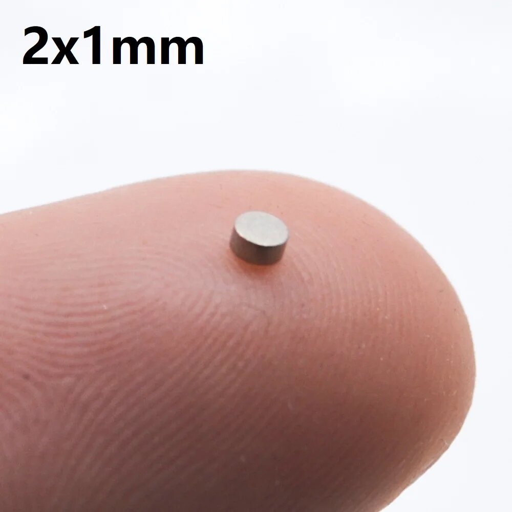 Круглые магниты 2x1 мм, цвет 20pcs