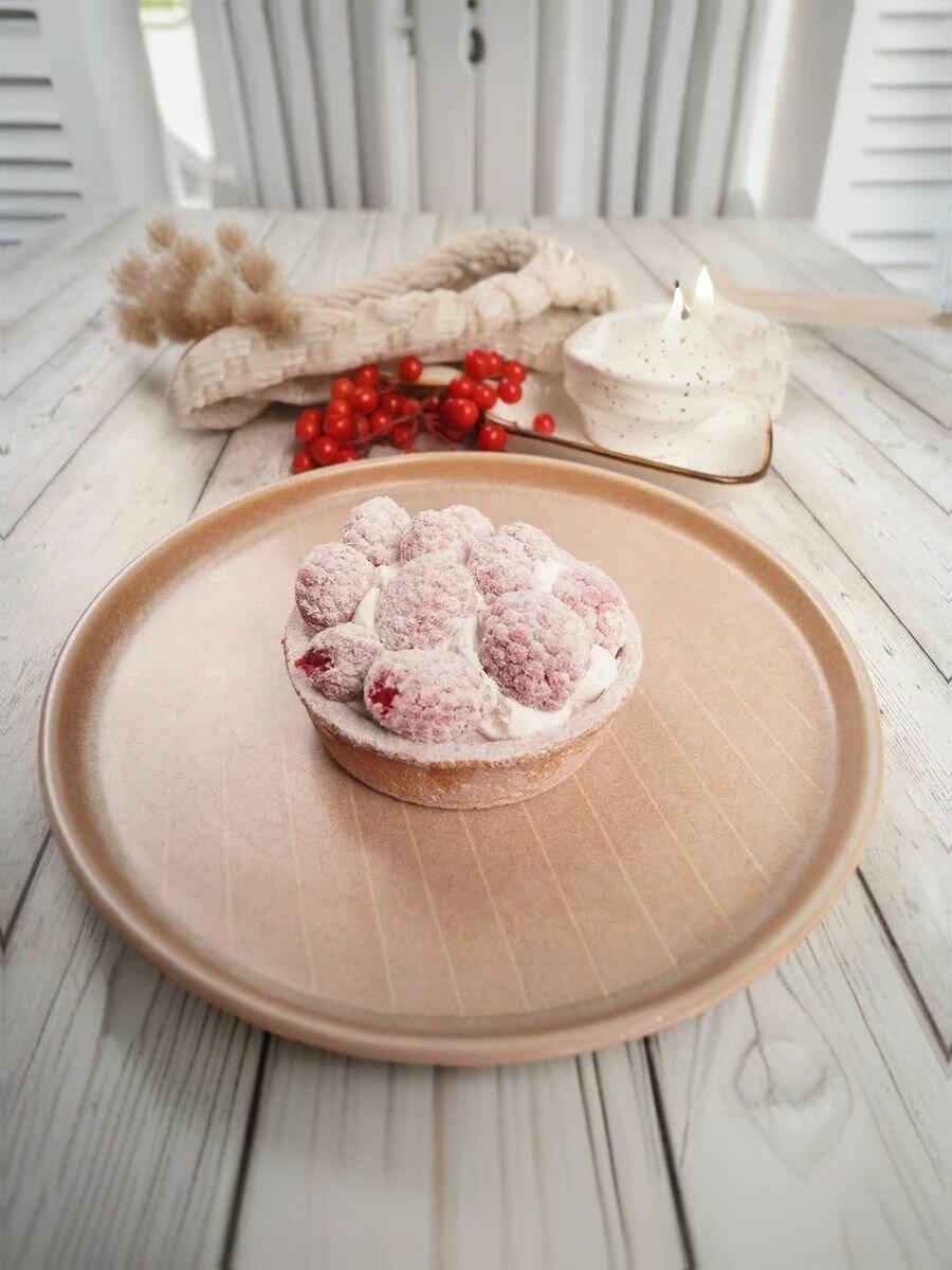 Пирожное "Тарталетка Малиновая" 120 гр, Замороженная