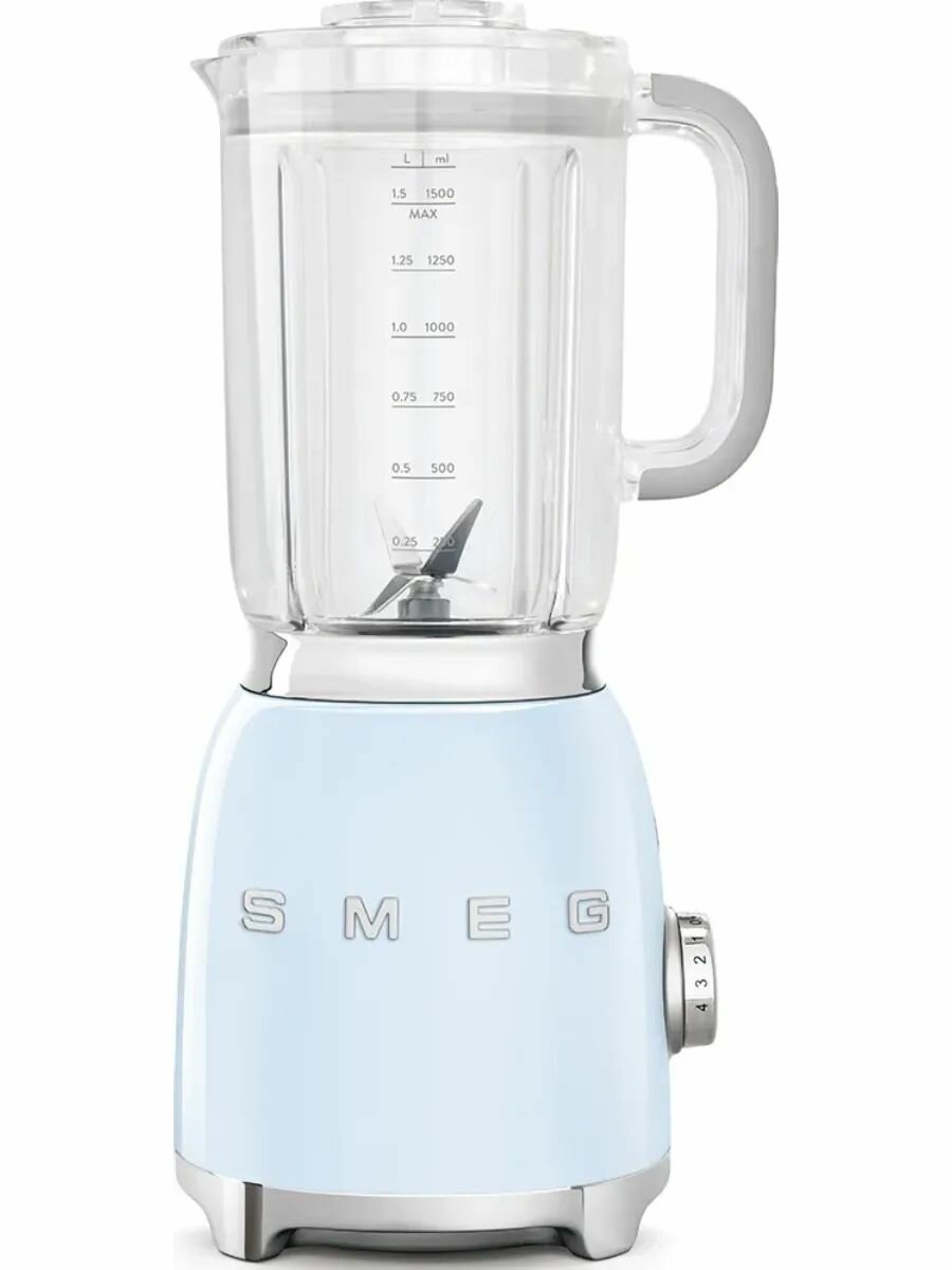 Блендер стационарный Smeg BLF01PBEU, голубой