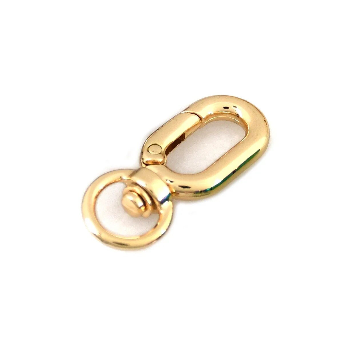 Металлический карабин овальный светлое золото 5 pcs, Light Gold