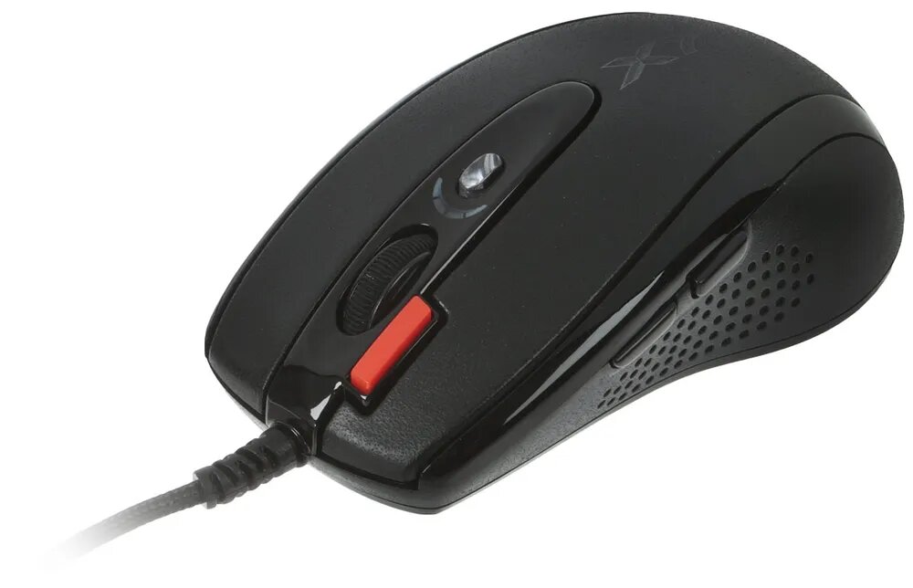 A4Tech Игровая мышь проводная X-7/8_series, черный, красный, 2000 dpi, 7 кнопок