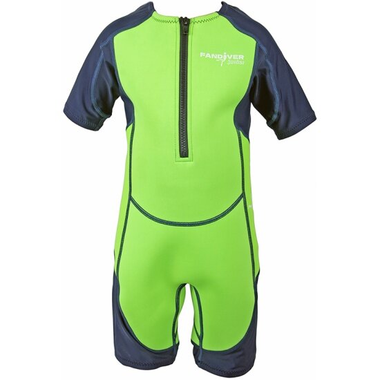 Гидрокостюм-шорти Fandiver Junior, детский, 2 мм, Lime, р.10