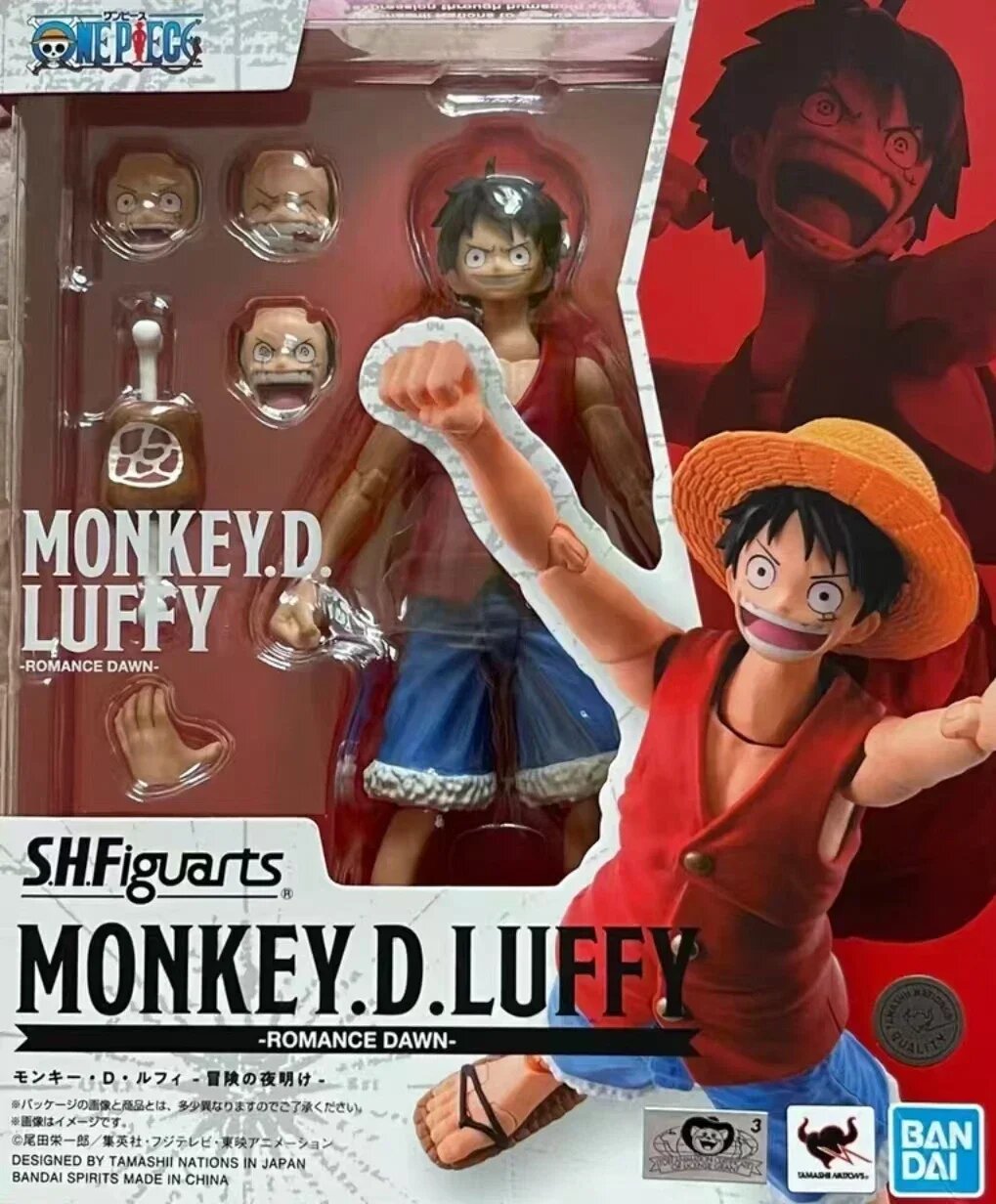 Bandai S.H.Figuarts SHF ONE PIECE Портgás D.Ace Сабо Луффи Фигурки luffy
